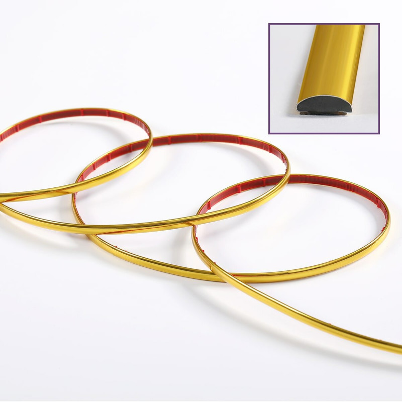 D-образный молдинг 3м х 8мм х 4мм Золото (D) SW-00001551 купить в ...